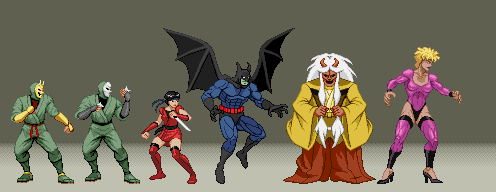 Illmosis Art: Shinobi sprites